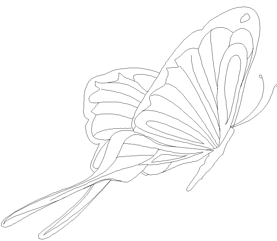 Fluturas (2) | Alte planse de colorat | Educatie | Copilul.ro