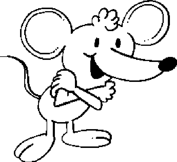 Soricel vesel (2) | Alte planse de colorat | Educatie | Copilul.ro