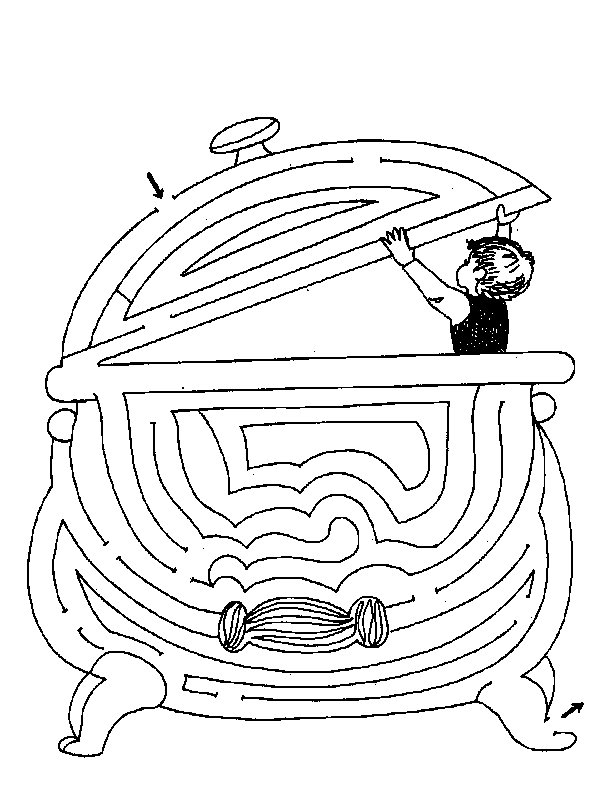 Labirint cu copil | Motivul labirintului | Educatie | Copilul.ro