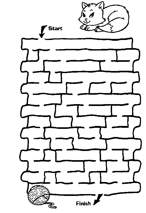 Labirint - Ajuta pisica! | Educatie | Copilul.ro