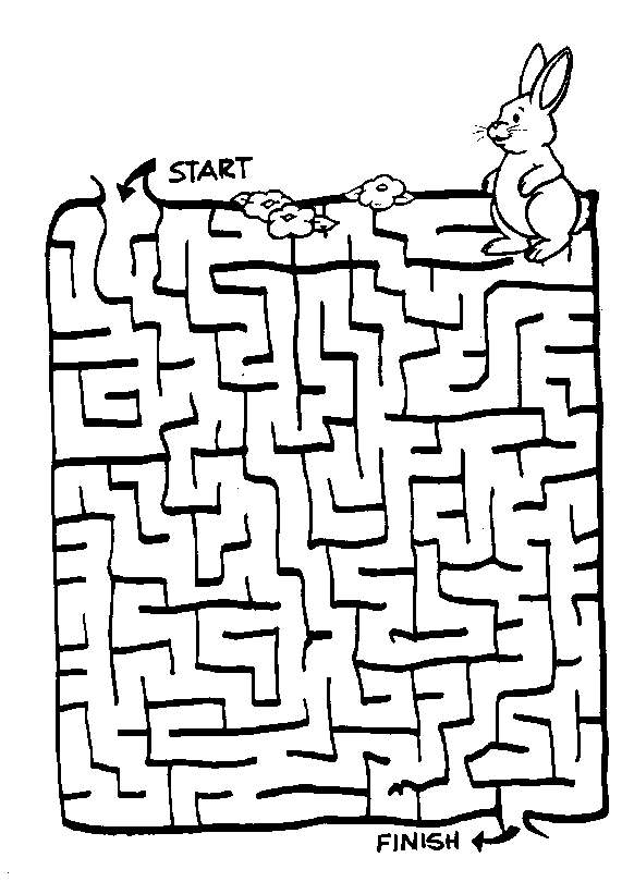 Labirint cu iepuras | Motivul labirintului | Educatie | Copilul.ro