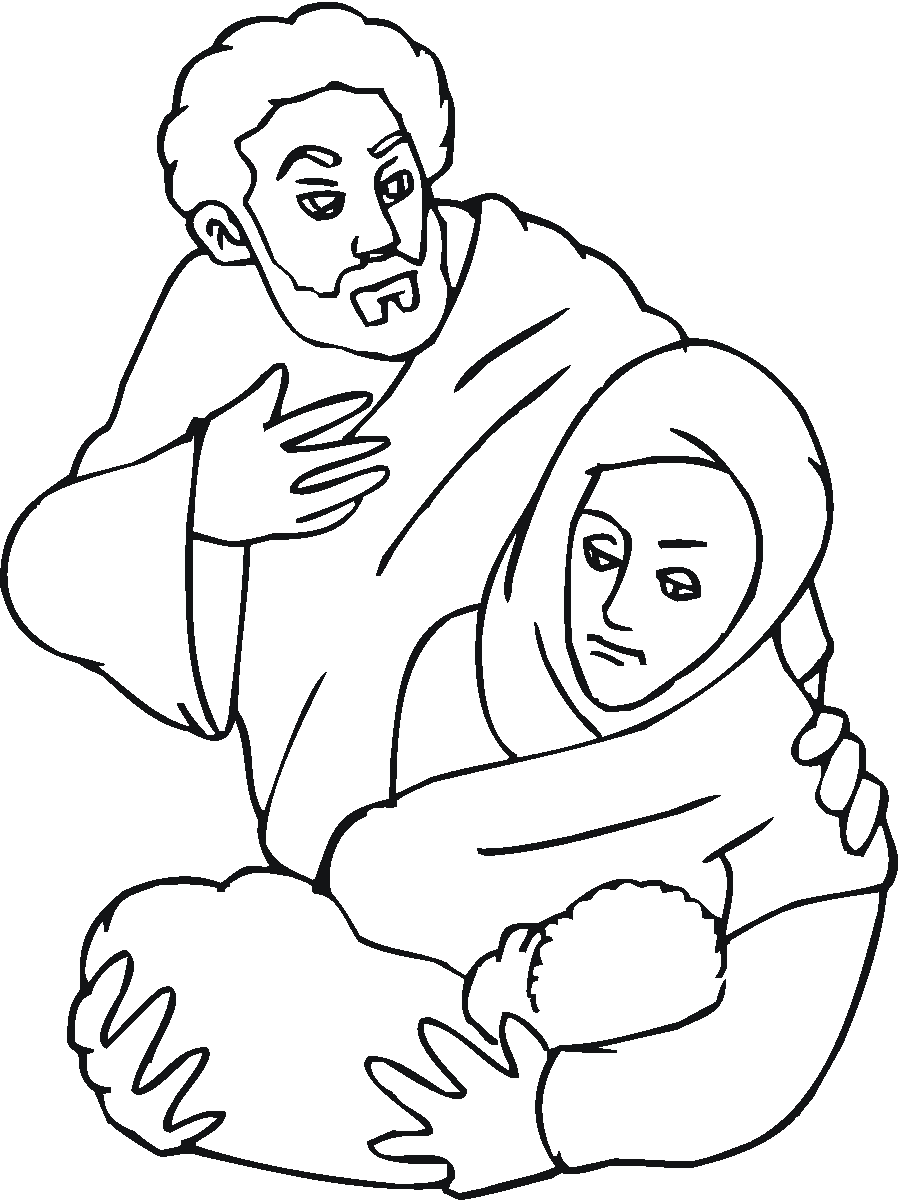 Maria, Iosif si pruncul Iisus | Nasterea lui Iisus | Educatie | Copilul.ro
