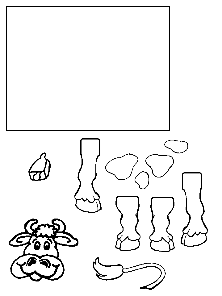 Vacuta | PLANSE DE DECUPAT | Educatie | Copilul.ro