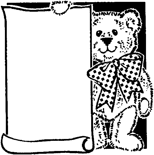 Ursulet costumat | Planse de colorat amuzante | Educatie | Copilul.ro